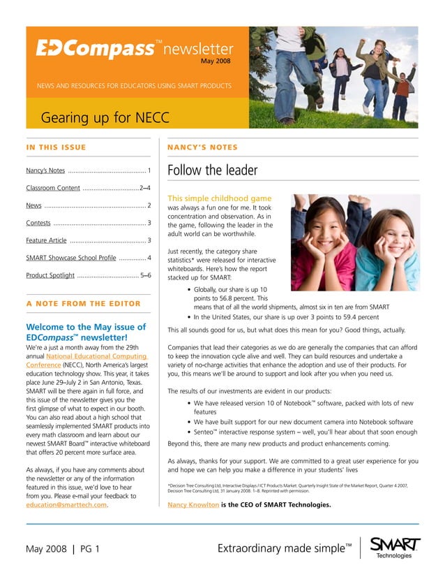 EDCompass May 2008 - Gearing Up for NECC | PDF