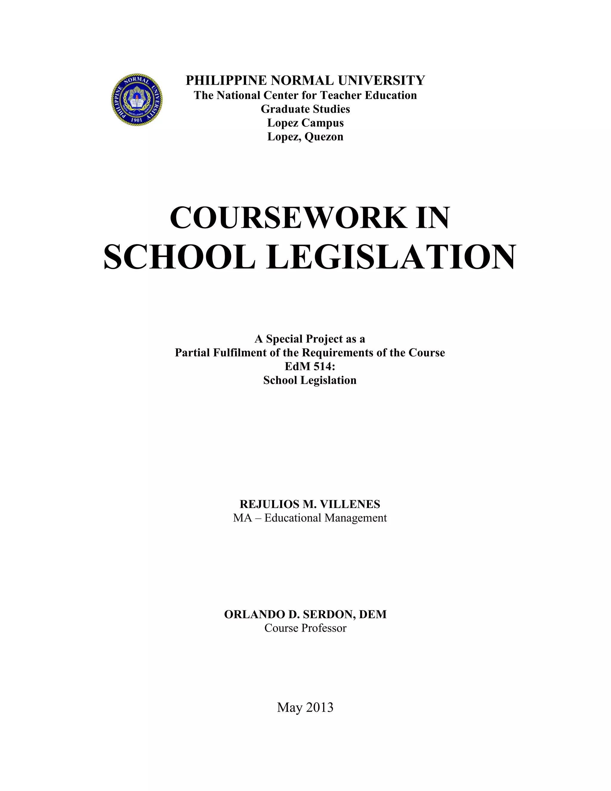 EDCOM Report of 1991 | PDF