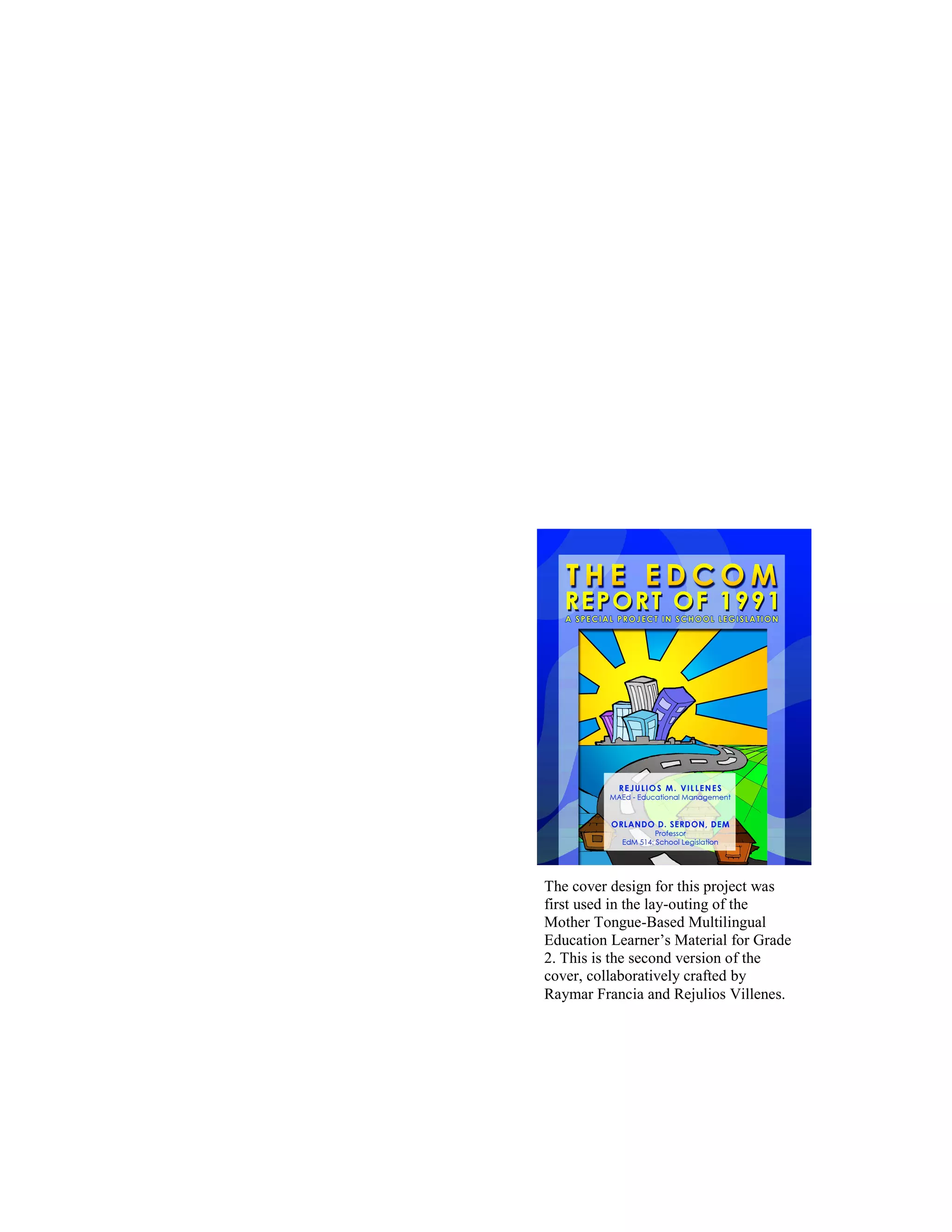 EDCOM Report of 1991 | PDF