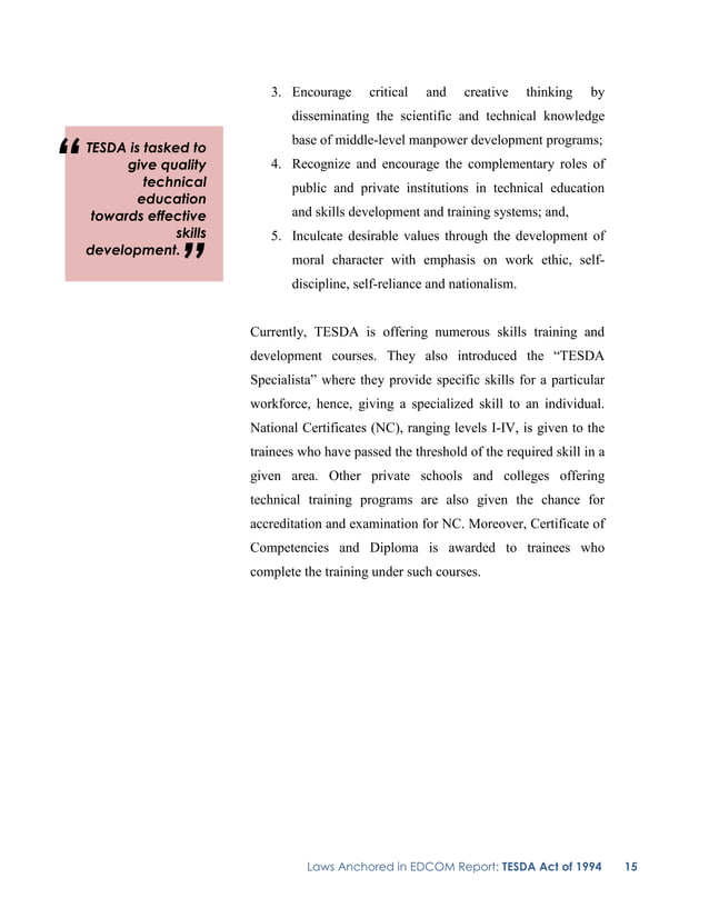 EDCOM Report of 1991 | PDF