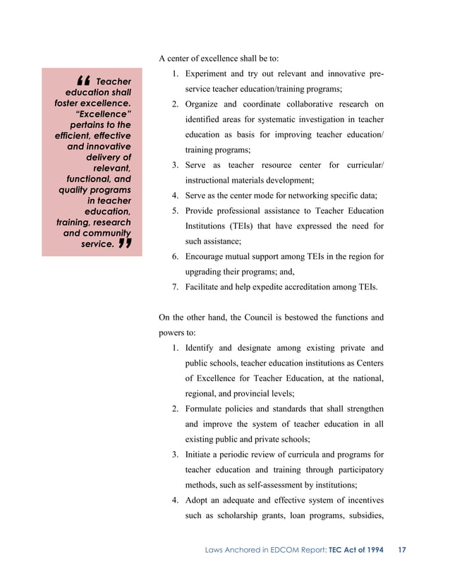 EDCOM Report of 1991 | PDF