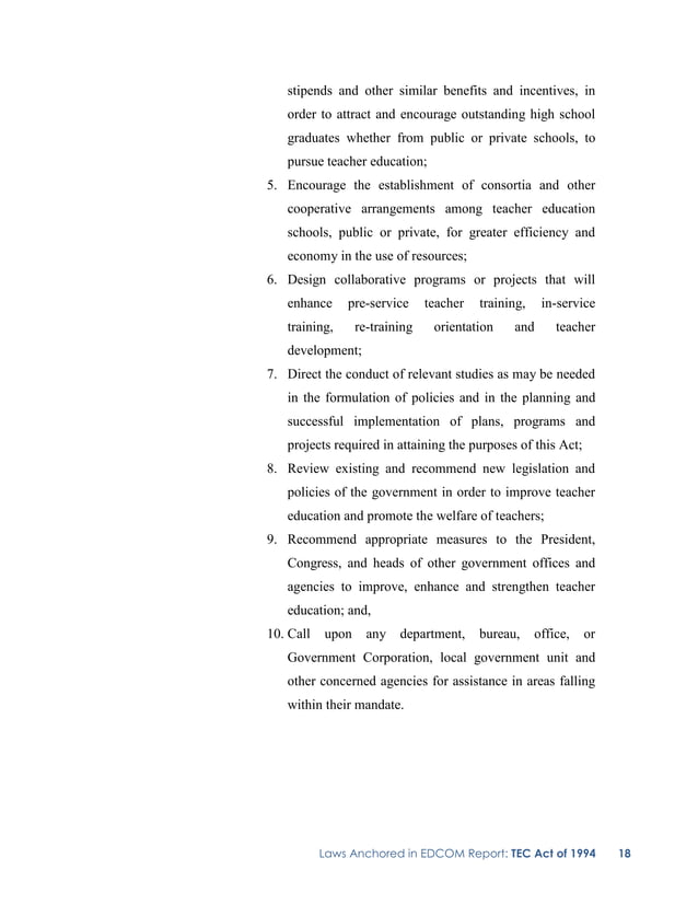 EDCOM Report of 1991 | PDF