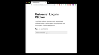 Universal Login - EDCON Presentation | PPT