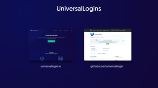 Universal Login - EDCON Presentation | PPT