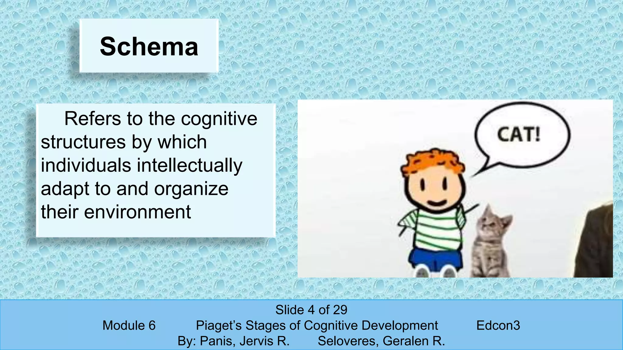Piaget's Stages of Cognitive Development | PPTX
