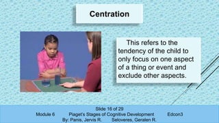 Piaget's Stages of Cognitive Development | PPTX