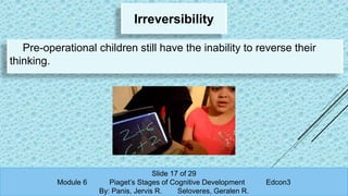 Piaget's Stages of Cognitive Development | PPTX