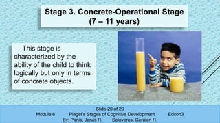 Piaget's Stages of Cognitive Development | PPTX