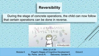 Piaget's Stages of Cognitive Development | PPTX