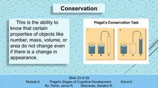 Piaget's Stages of Cognitive Development | PPTX