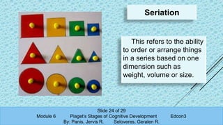 Piaget's Stages of Cognitive Development | PPTX