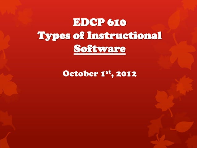Edcp 610 slideshare | PPT