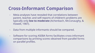 Behavior Rating Scale ASEBA Presentation | PPT