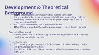 Behavior Rating Scale ASEBA Presentation | PPT