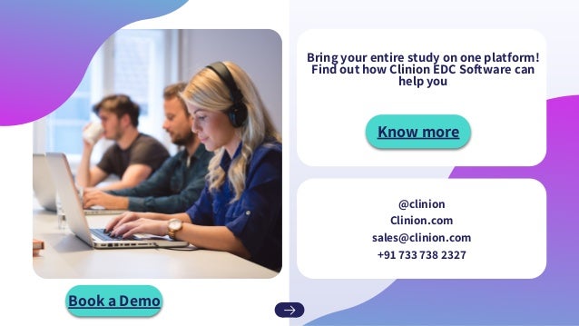 Electronic data capture in clinical trials -Clinion | PDF