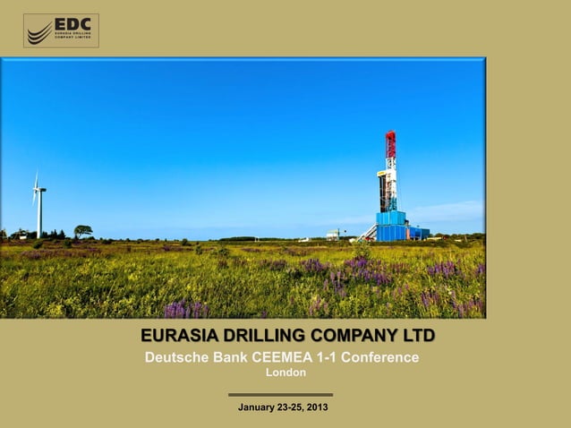 Edc presentation db_ceemea_1-1_conf_london_jan-13 | PPT