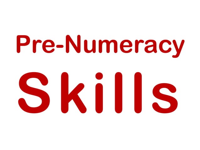 ECM Pre Numeracy For Kindergarten PPT ECM Pre Numeracy For Kindergarten PPT