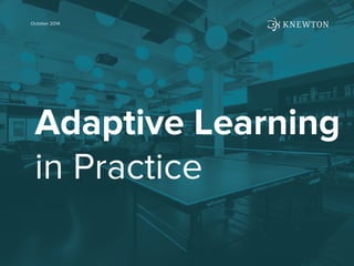 EdСrunch: Charlie Harrington, Knewton | PPT