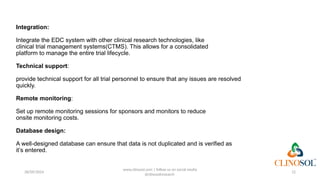 Electronic Data Capture (EDC) Systems: Best Practices and Key Trends | PPTX