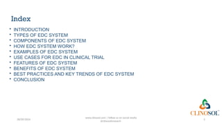 Electronic Data Capture (EDC) Systems: Best Practices and Key Trends | PPTX