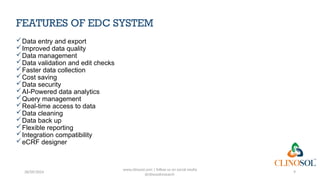 Electronic Data Capture (EDC) Systems: Best Practices and Key Trends | PPTX