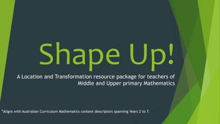 Shape Up! | PPTX