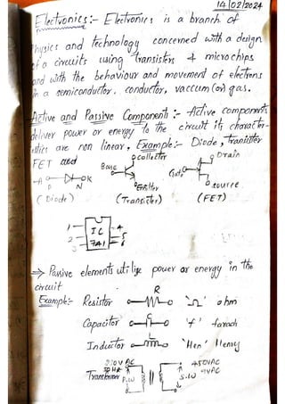 ELECTRONIC DEVICES AND CIRCUITS NOTES PDF | PDF