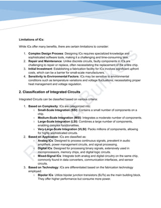 EDC Unit-5 Introduction to Integrated Circuits (ICs) | RGPV De Bunkers ...
