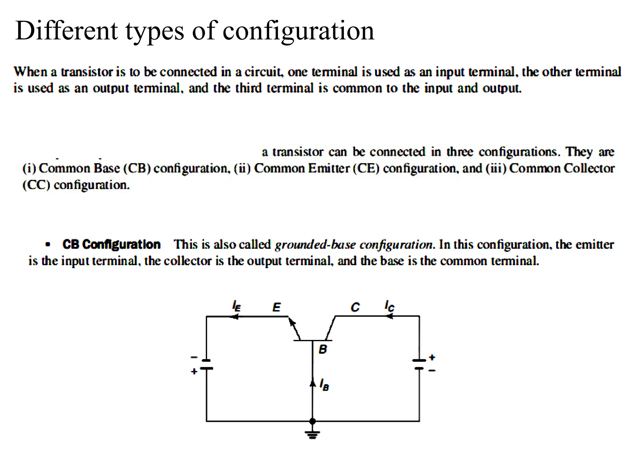 Common Emitter Configuration and its characteristics | PPTX
