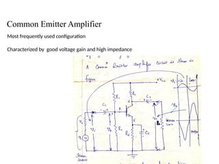 Common Emitter Configuration and its characteristics | PPTX