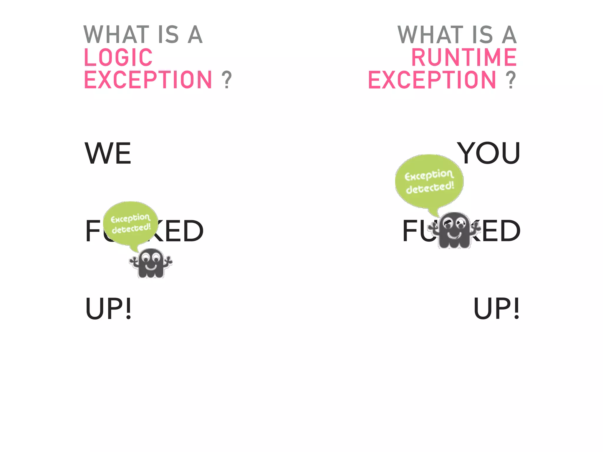 Exception-Driven Development [Lightning talk] | PDF