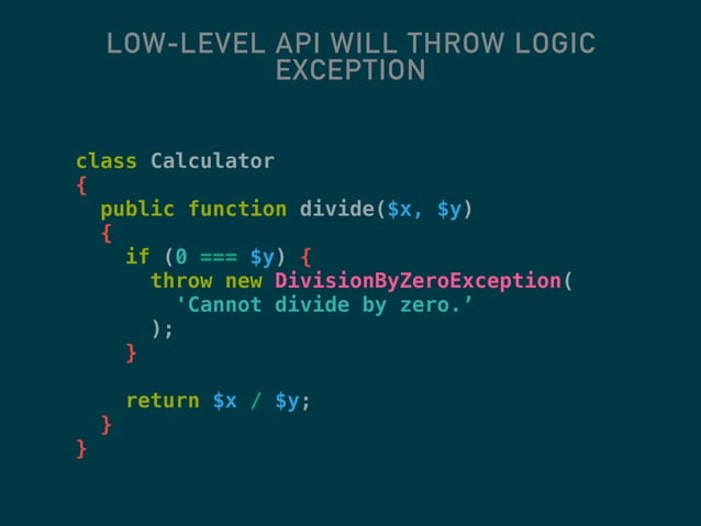 Exception-Driven Development [Lightning talk] | PDF | Programming Languages | Computing