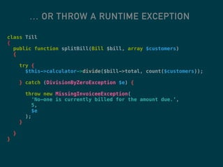 Exception-Driven Development [Lightning talk] | PDF | Programming Languages | Computing