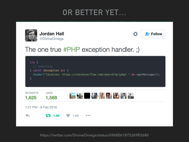 Exception Driven Development Lightning Talk Pdf Programming