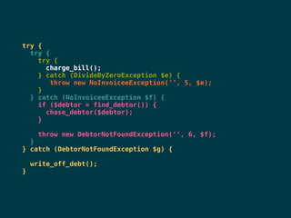 Exception-Driven Development [Lightning talk] | PDF | Programming Languages | Computing