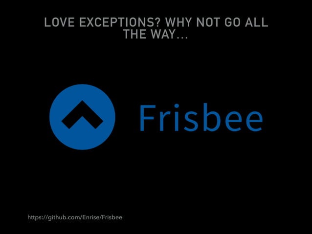 Exception-Driven Development [Lightning talk] | PDF | Programming Languages | Computing