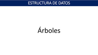 Estructura de Datos - Unidad IV: Estructuras no Lineales | PPTX