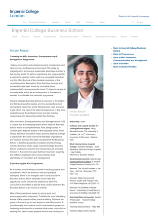 Imran Ansari (SA) | PDF