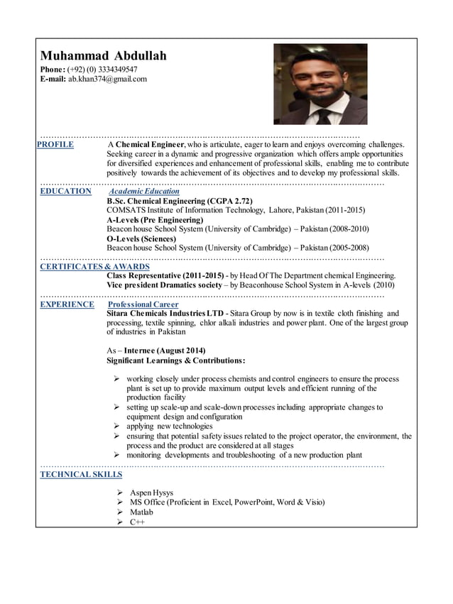 Abdullah new cv | PDF