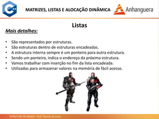 Estrutura de Dados - Aula 04 | PPT