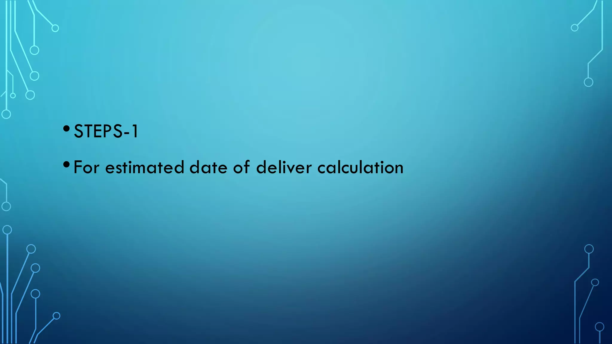 Edd calculation techniques | PDF