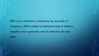Edd calculation techniques | PPT