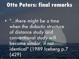 Industrialization of Distance Education | PPTX