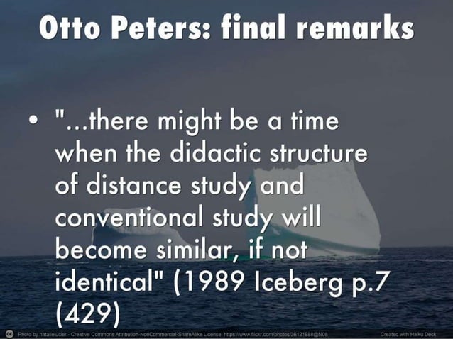 Industrialization of Distance Education | PPTX