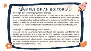 how to write an editorial................................. | PPTX