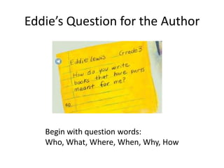 Eddie met the author | PPT