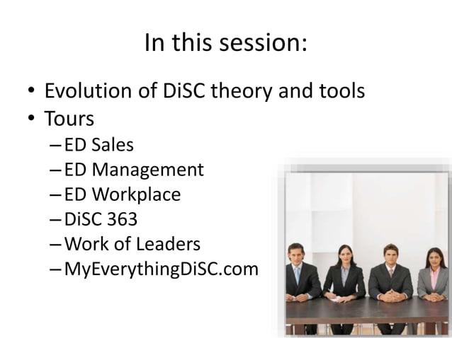 Introducing Everything DiSC | PPTX | Resume Writing and Advice | Job Search