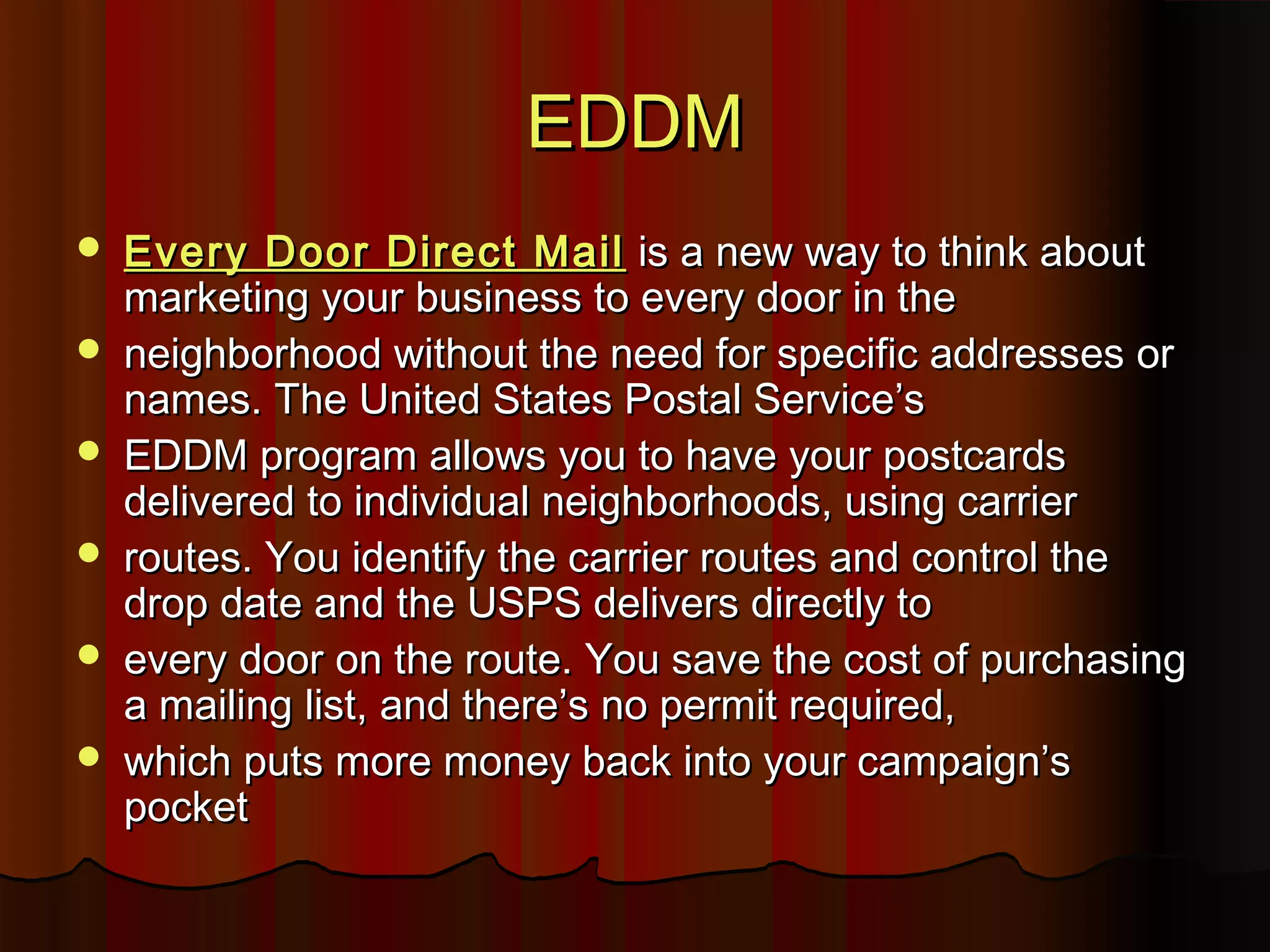 Eddm | PPT
