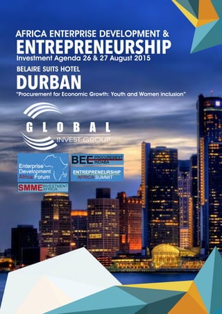 2015 Annual Africa Enterprise Development & Entrepreneurship Investment ...