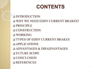 Eddy current brake | PPTX